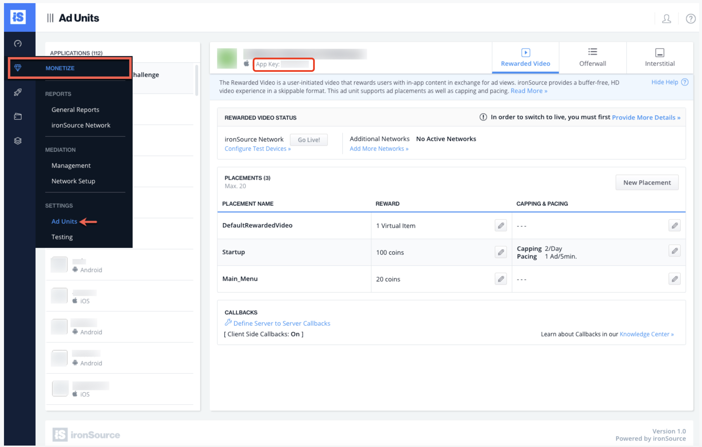 ironSource Reporting API | ThinkingData